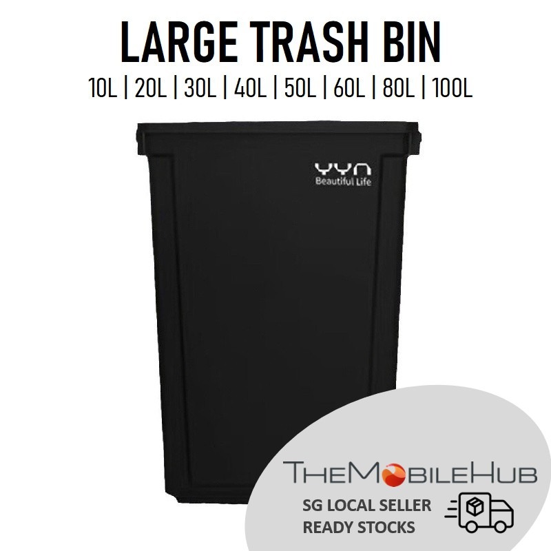 Large Trash Bin Dustbin Waste Bin Simple Design Large Capacity Kitchen ...