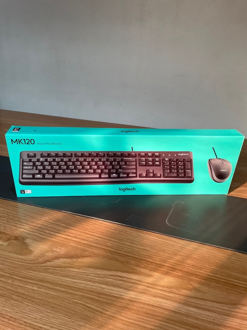 Logitech Mk120 Keyboard And Mouse Computers And Tech Parts And Accessories Computer Keyboard On