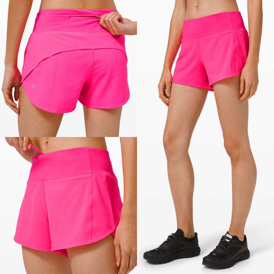 LULULEMON | Hot Pink Speed Up Shorts, Women's Fashion, Activewear on ...