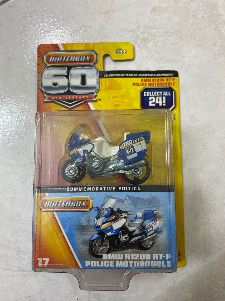 Matchbox BMW R1200 RT-P Police Motorcycle, Hobbies & Toys, Toys & Games ...