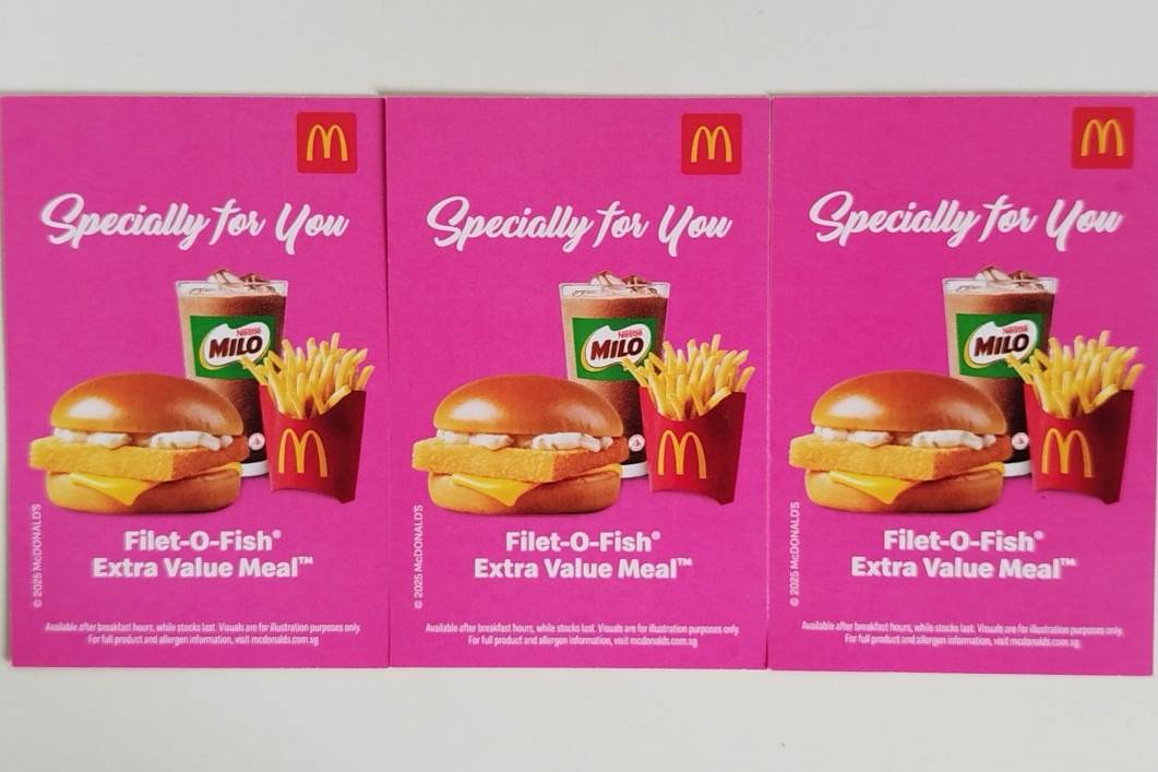 McDonald's Meal Vouchers * 3, Tickets & Vouchers, Vouchers on Carousell