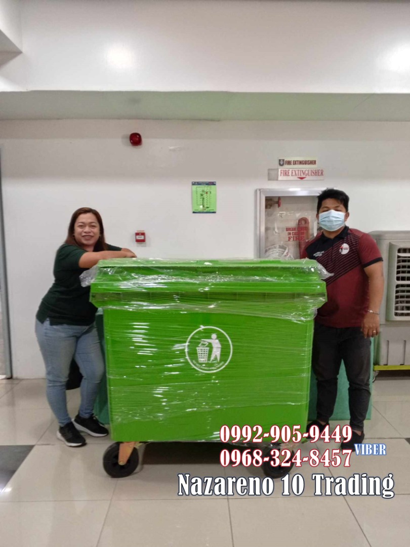 mobile trash bin 660 liters, Furniture & Home Living, Cleaning & Homecare Supplies, Waste Bins ...