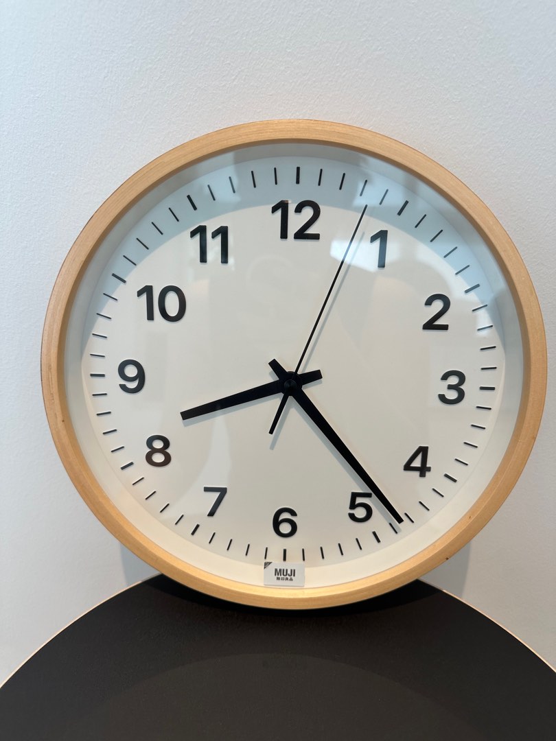 Muji Wall Clock, Furniture & Home Living, Home Decor Accessories ...