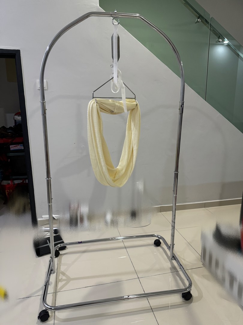 My Dear baby cradle with Rugby spring , buaian baby spring cot, Babies ...