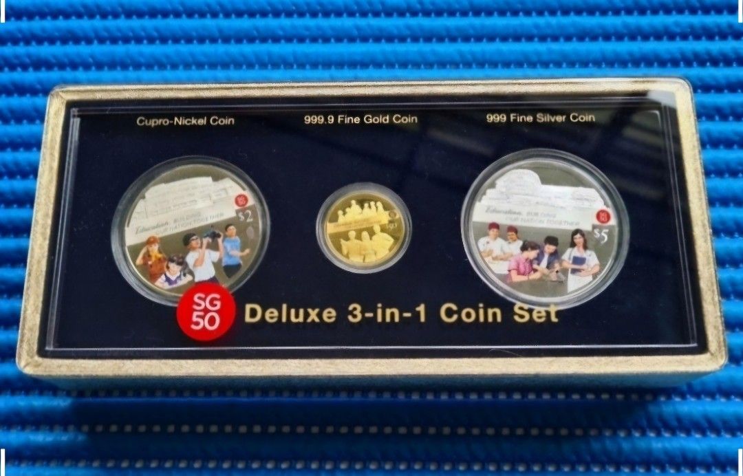 NDP 2015 Singapore 50th Anniversary SG50 Deluxe 3-in-1 Commemorative ...