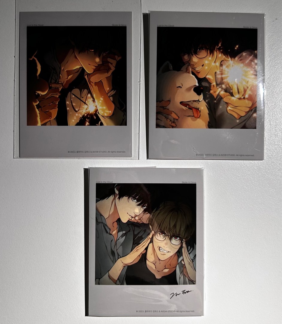 OFFICIAL! (WTS/LFB) korean bl lost in the clouds polaroid set | korea ...