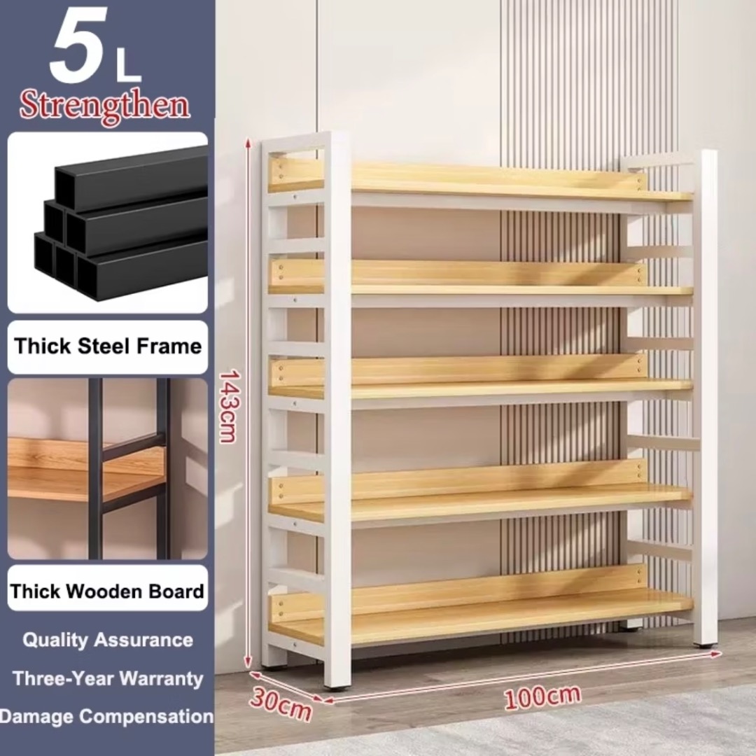 Open Storage Rack | Multi-Layer Bookshelf Display Shelf | Home Office ...