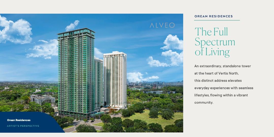 Orean Residences in Vertis North | 2Br 96sqm | Monthly starts at 41k ...