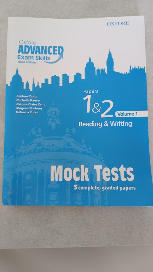 Oxford Advanced Exam Skills Mock Tests Papers 1 & 2 Reading & Writing ...