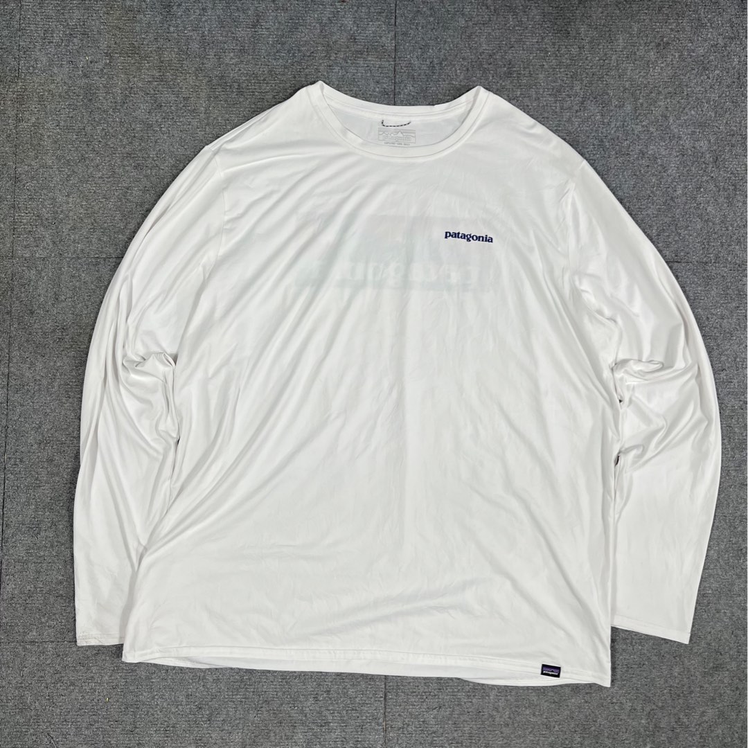 Patagonia back to back design longsleeve (authentic), Men's Fashion ...