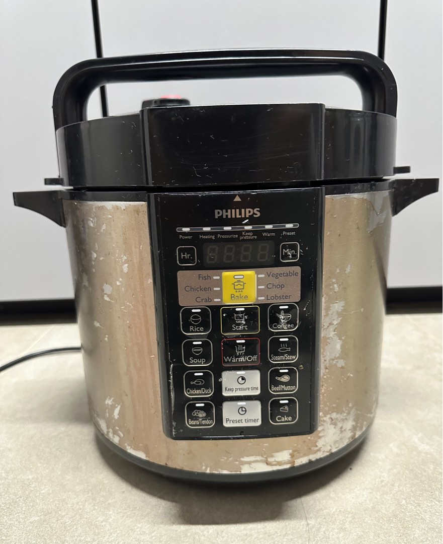 Philips HD2139 Electric Pressure Cooker, TV & Home Appliances, Kitchen ...