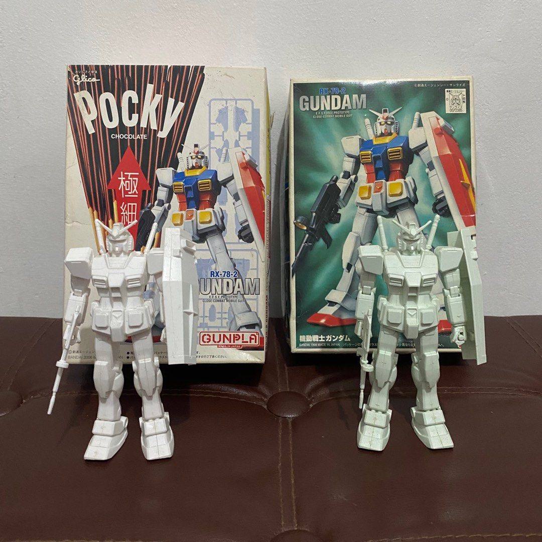POCKY EXCLUSIVE MOBILE SUIT GUNDAM RX-78 and FG-01 RX-78-2 MODEL KIT ...