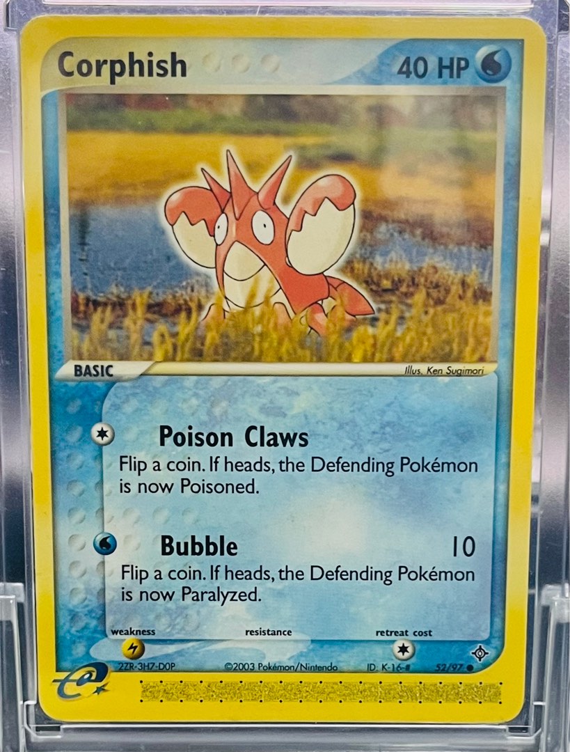 Pokemon Dragon - Corphish (52/97), Hobbies & Toys, Toys & Games on ...