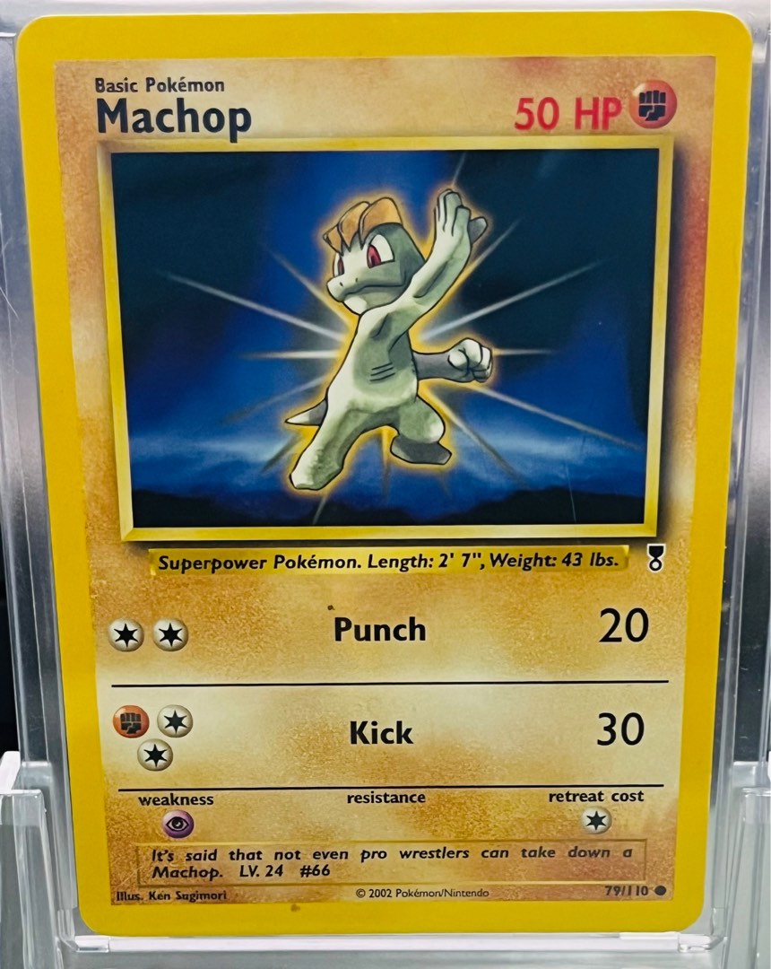 Pokemon Legendary Collection - Machop (79/110), Hobbies & Toys, Toys ...