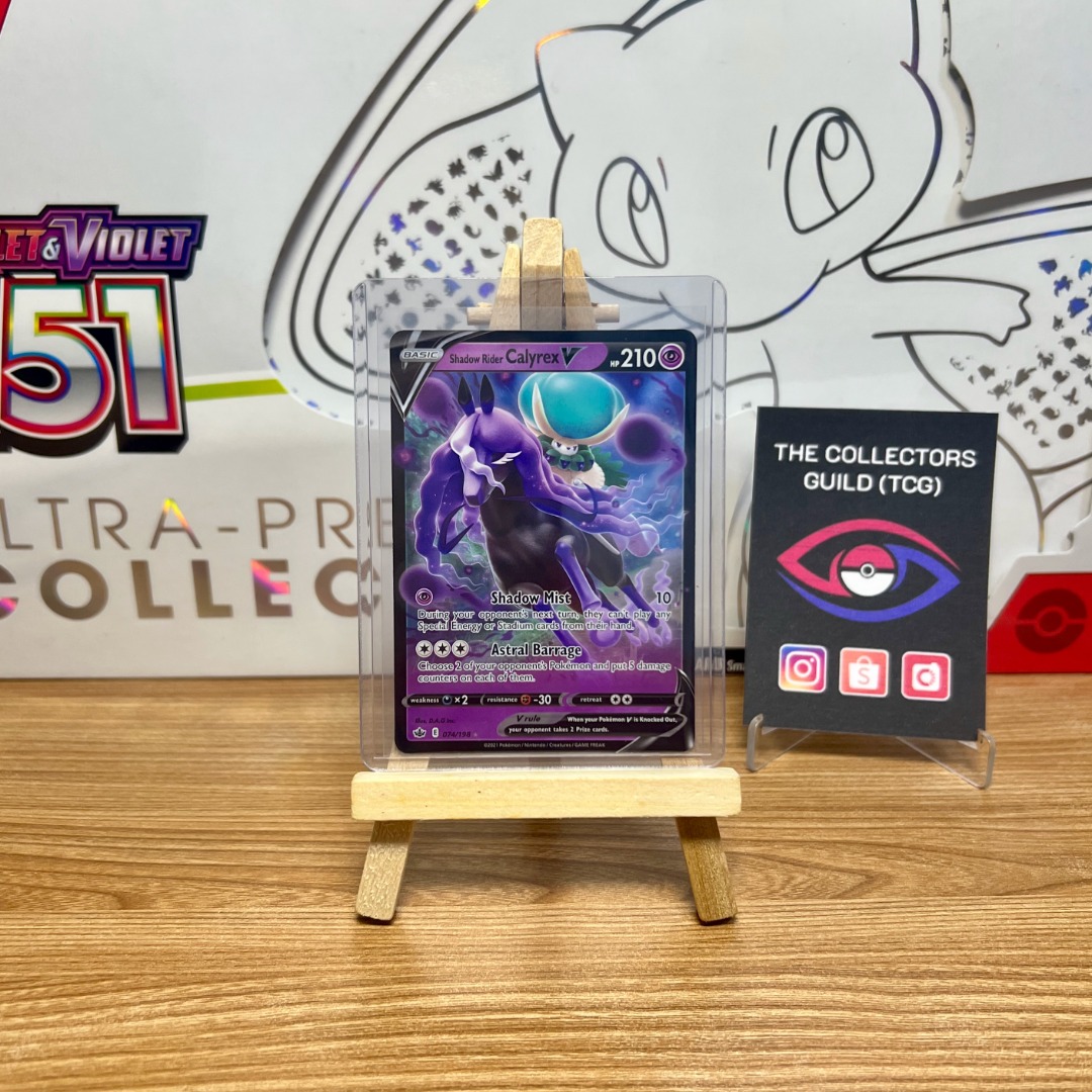 [Pokemon] Shadow Rider Calyrex V | Chilling Reign | R | 074/198 | EN ...