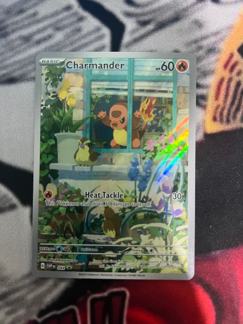 Pokemon TCG Cards: Charmander Illustration Art Rare Obsidian Flames ...