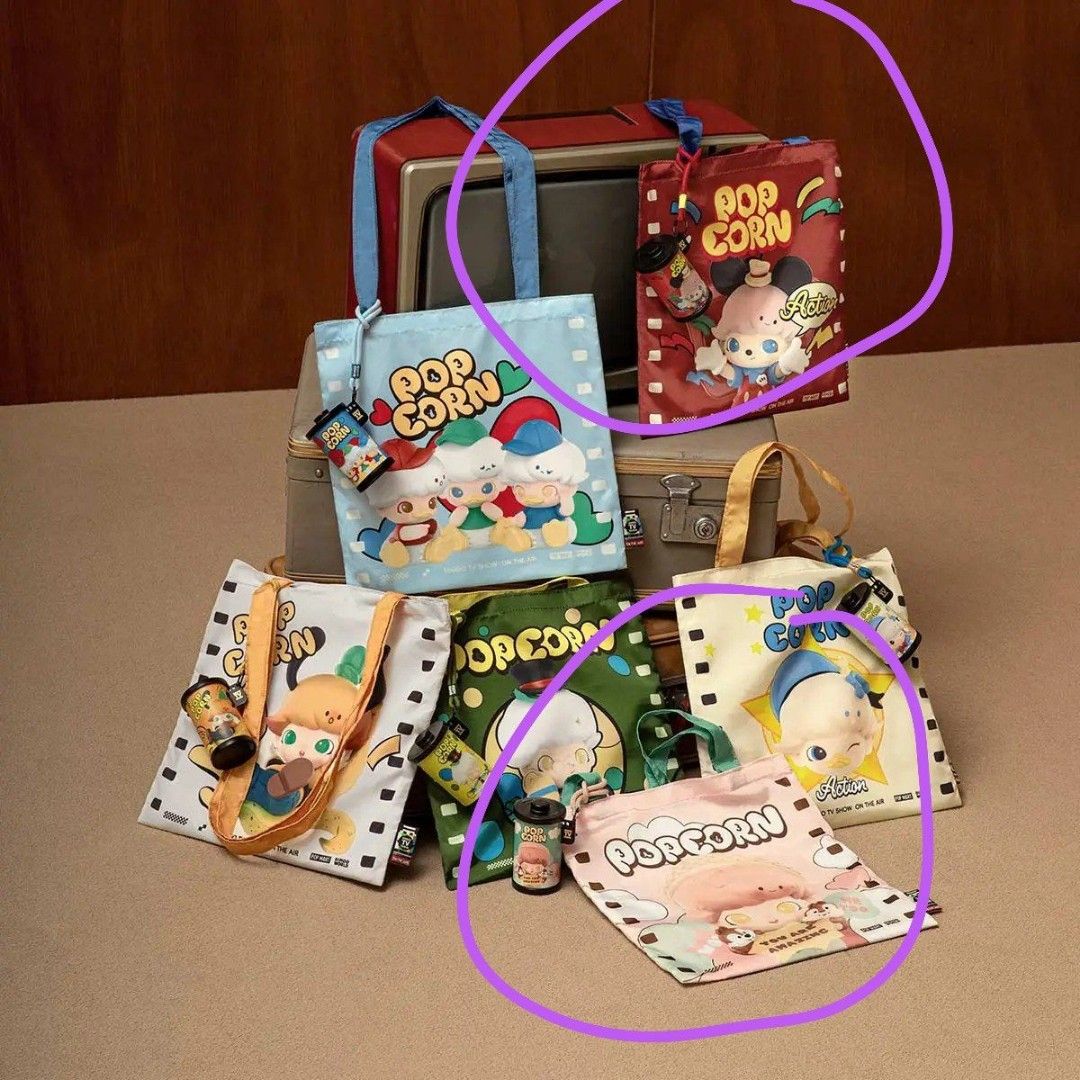 POP MART DIMOO WORLD x DISNEY Storage Bag: Mickey TV Show & Chip and ...