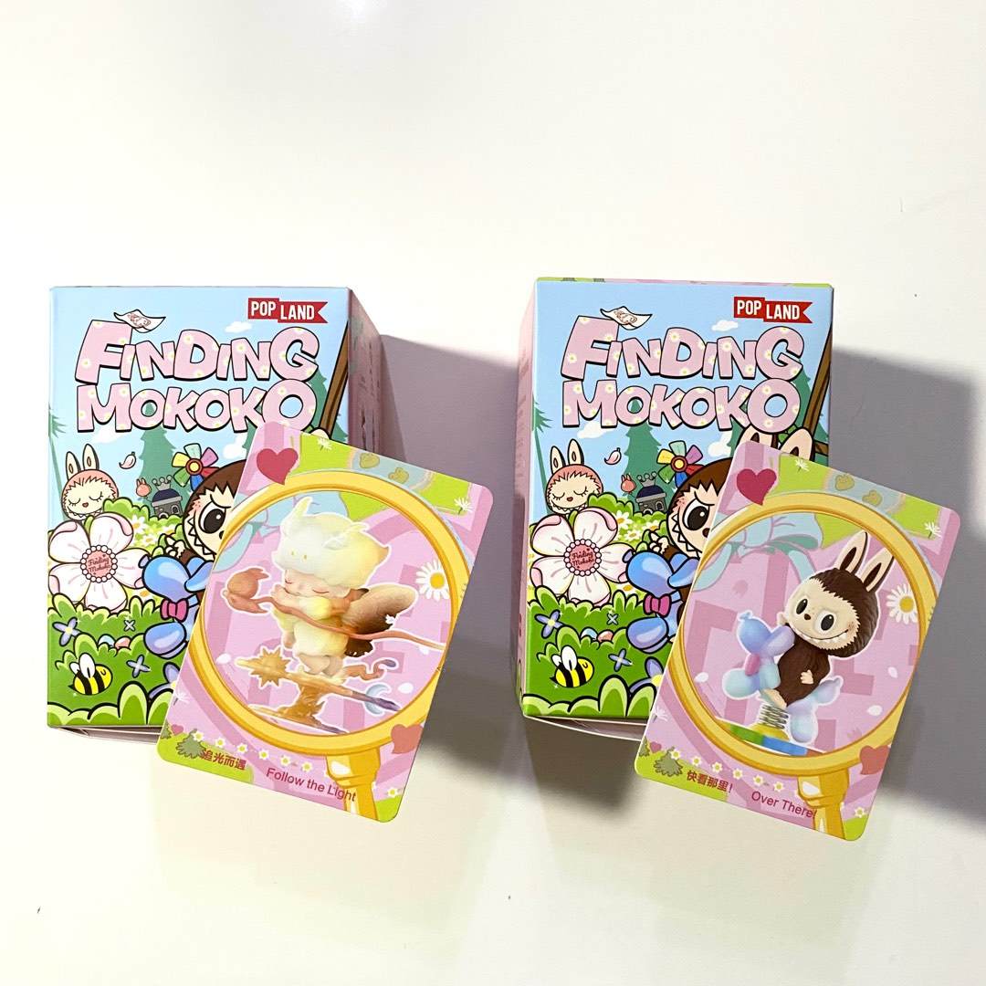 POP MART POP LAND Finding Mokoko Figurines - Dimoo Follow the Light and ...