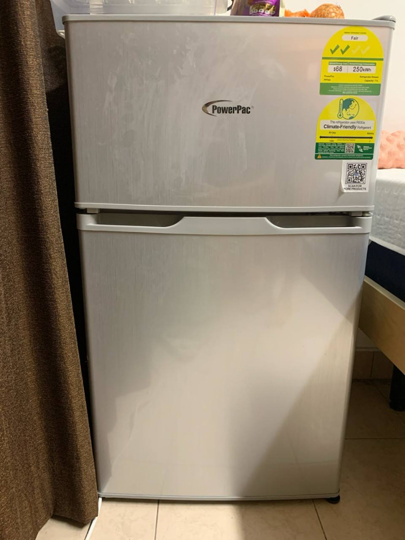 PowerPac Fridge with freezer, 2 door (71L), TV & Home Appliances ...