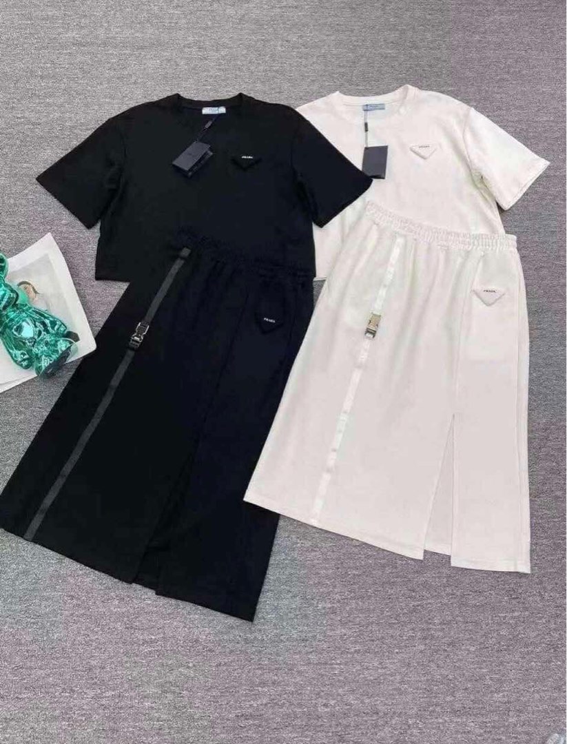 Prada set, Luxury, Apparel on Carousell