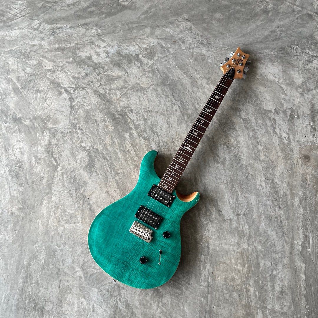 PRS Se Custom 24 Turquoise, Hobbies & Toys, Music & Media, Musical ...