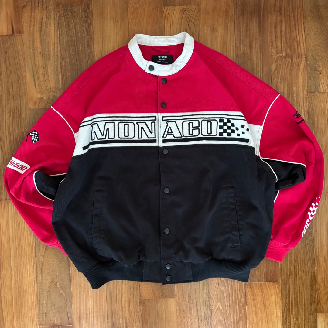 Retro Racing Jacket, Men's Fashion, Coats, Jackets and Outerwear on ...