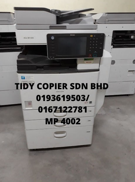 Ricoh MP 4002 Series | Mono MFP with Network & Duplex Features ...