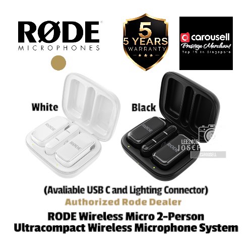 RODE Wireless Micro 2-Person Ultracompact Wireless Microphone System ...
