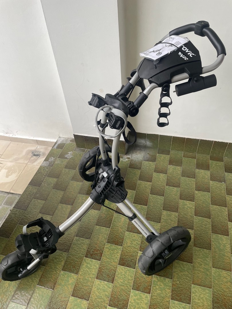 Golf Rovic 3 Wheel Push cart Trolley, Sports Equipment, Sports & Games ...