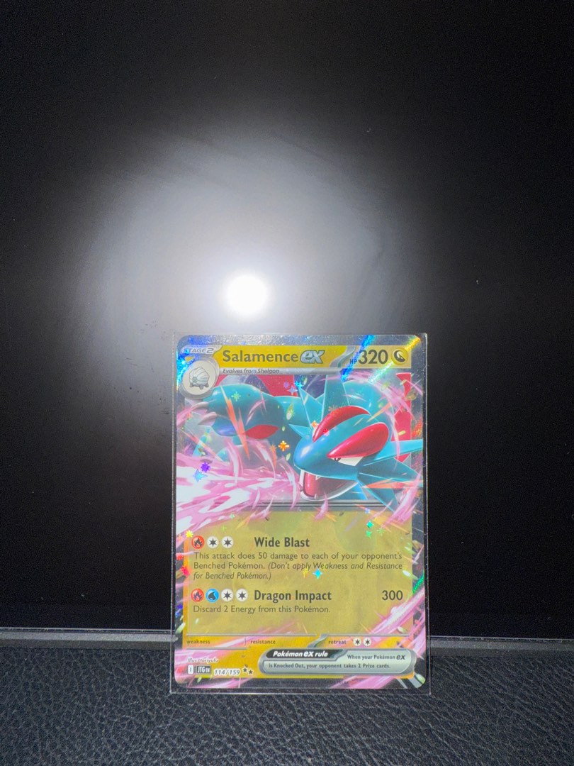 Salamence Ex 114/159 - SV09: Journey Together, Hobbies & Toys, Toys & Games on Carousell