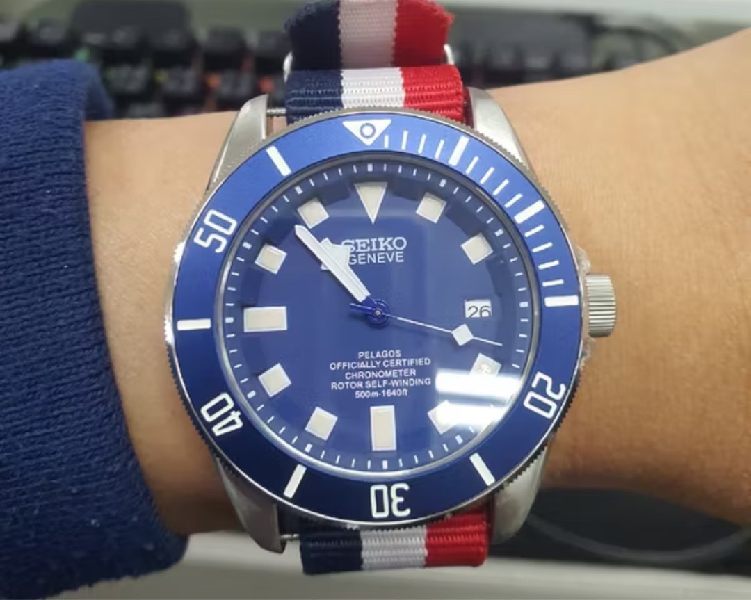 Seiko Mod Pelagos, Men's Fashion, Watches & Accessories, Watches on ...
