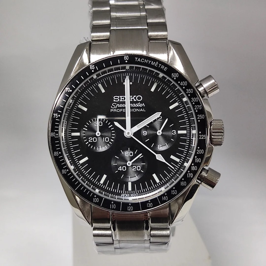 Seiko Speedmaster Mod, Men's Fashion, Watches & Accessories, Watches on ...