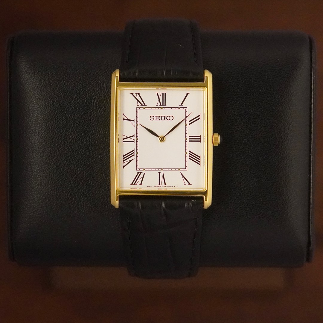 Seiko Tank SWR052, Men's Fashion, Watches & Accessories, Watches on ...
