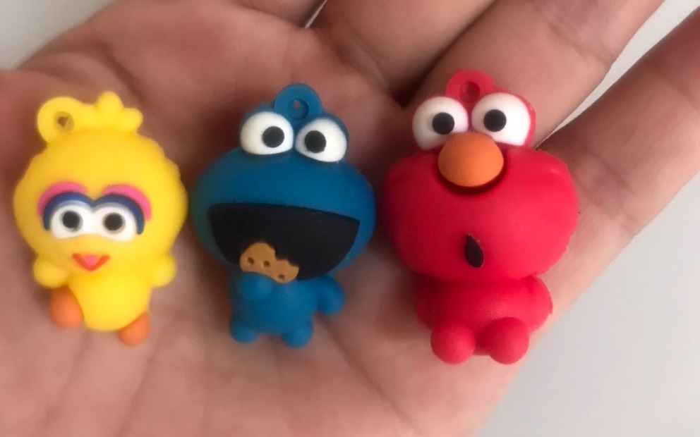 Sesame Street / Elmo / Big Bird / Elmo Miniature Figurines / Cake ...