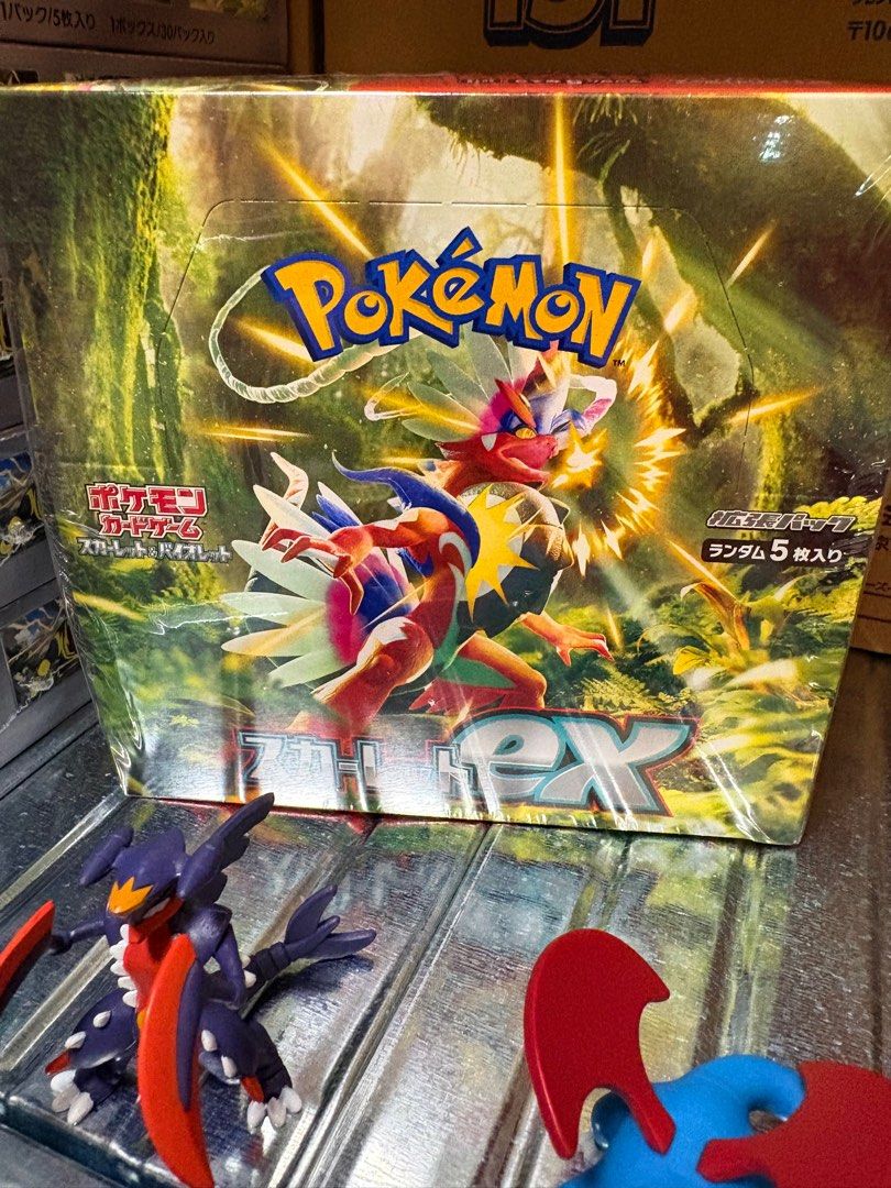 SHRINKED Scarlet ex Booster Box Japanese Pokemon TCG Trading Card Game ...