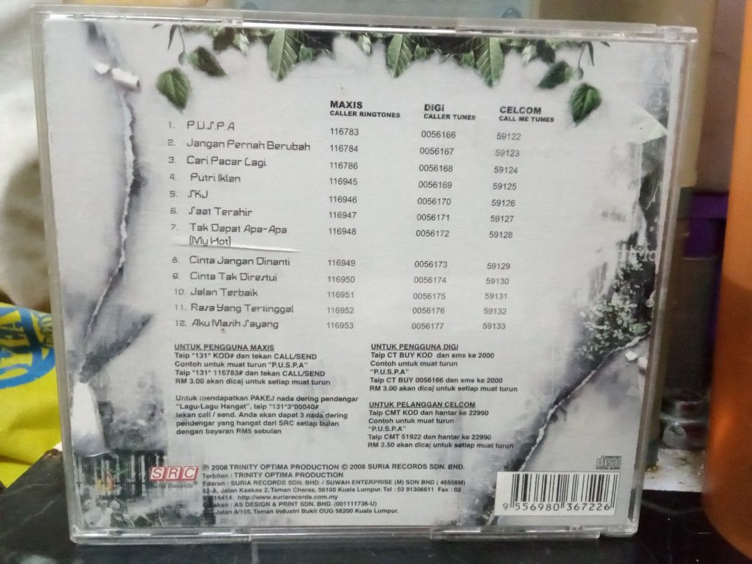 ST12 - Puspa Original CD, Hobbies & Toys, Music & Media, CDs & DVDs on ...