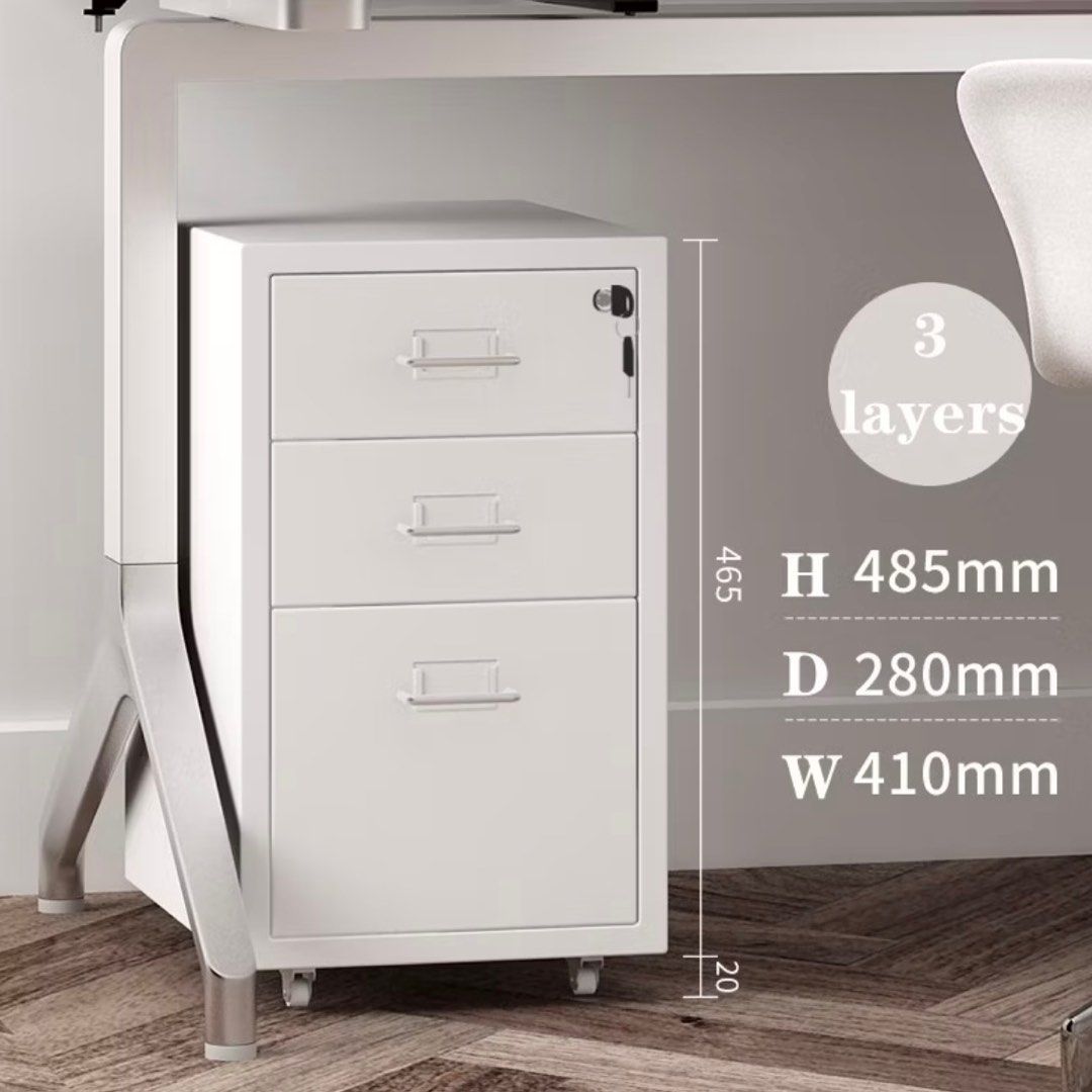 Steel Drawer Cabinet | Multilayered Office Drawer | Under Desk Cabinet ...