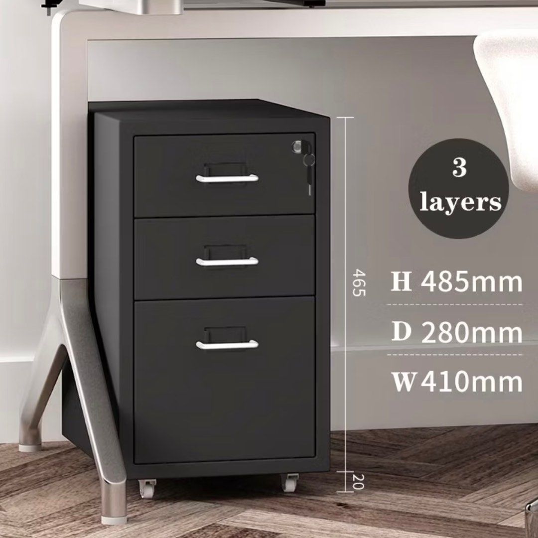 Steel Drawer Cabinet | Multilayered Office Drawer | Under Desk Cabinet ...