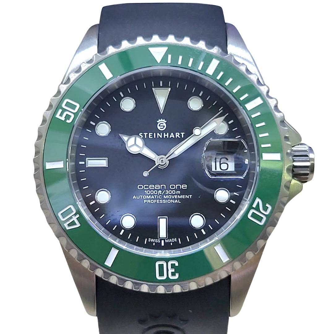 Steinhart Ocean One 300M Automatic Diver Watch 48mm, Men's Fashion ...