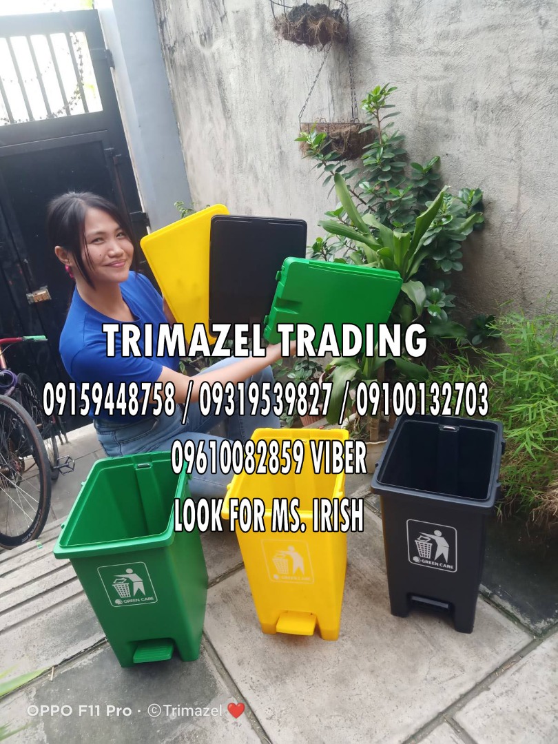 step on trash bin 20 liters, Furniture & Home Living, Cleaning ...