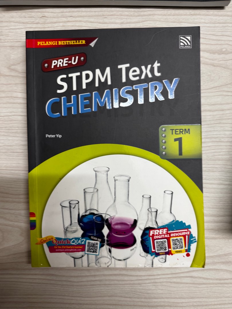 STPM Chemistry Textbook (TERM 1), Hobbies & Toys, Books & Magazines ...