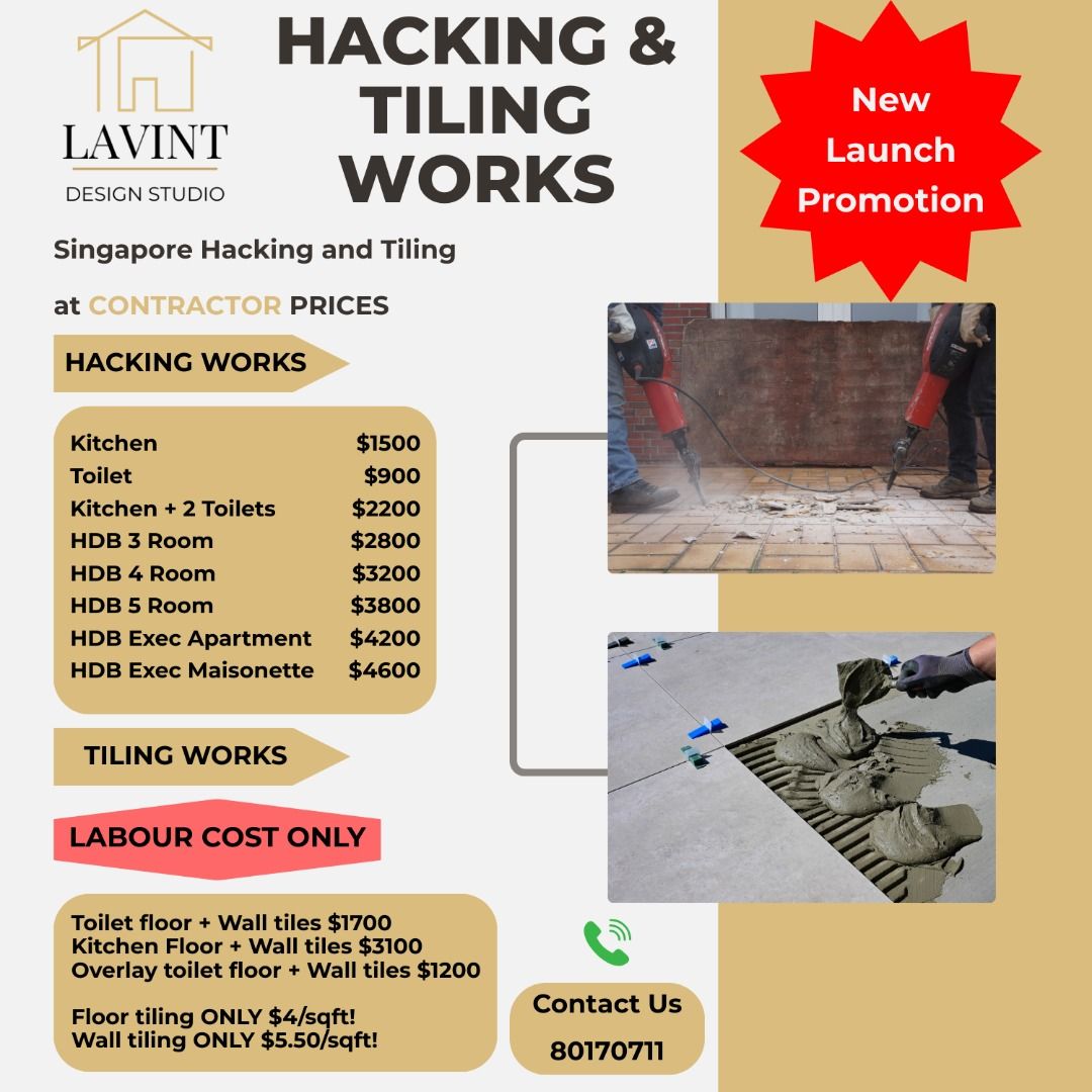 Tiling Services / Hacking / Dismantle services /Direct Contractor ...