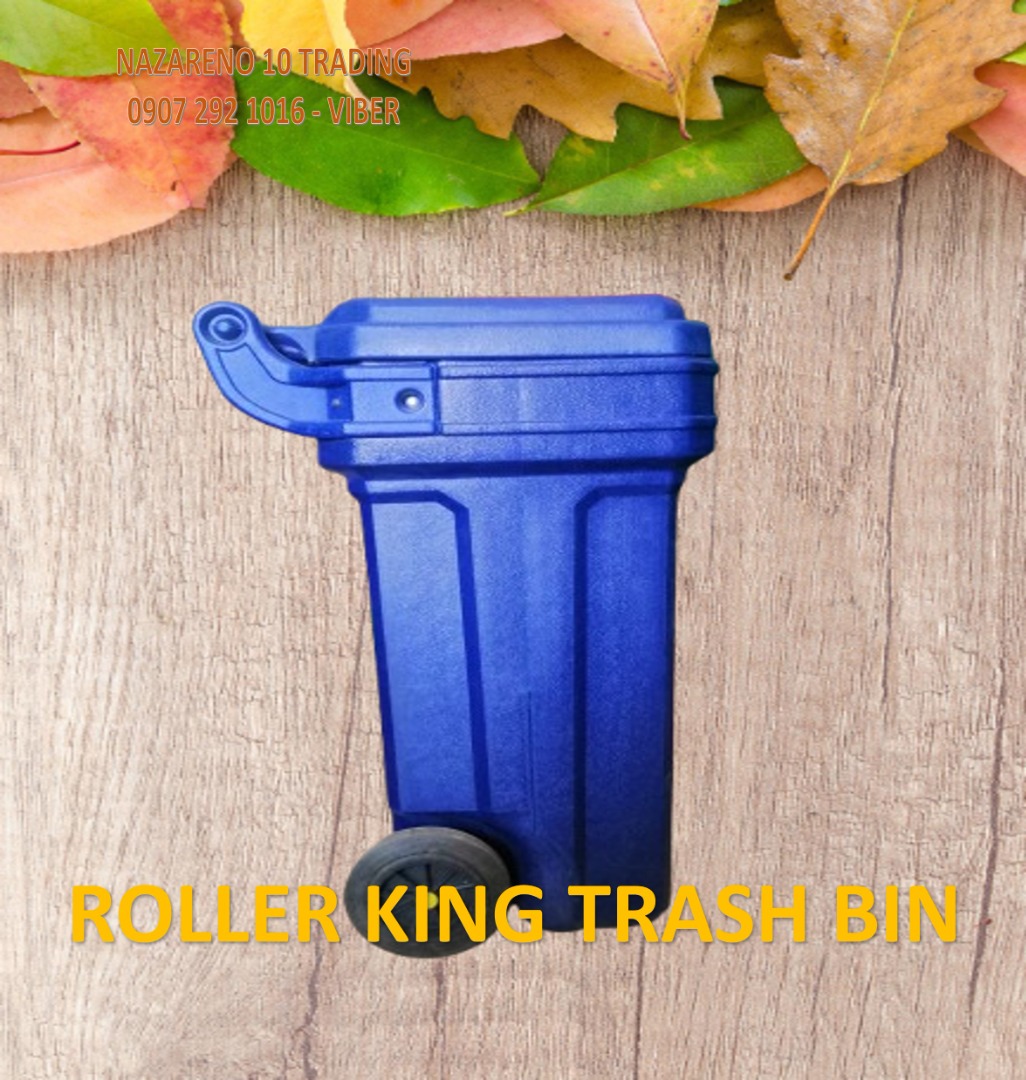 Trash bin roller king w/wheels supplier 666, Furniture & Home Living ...