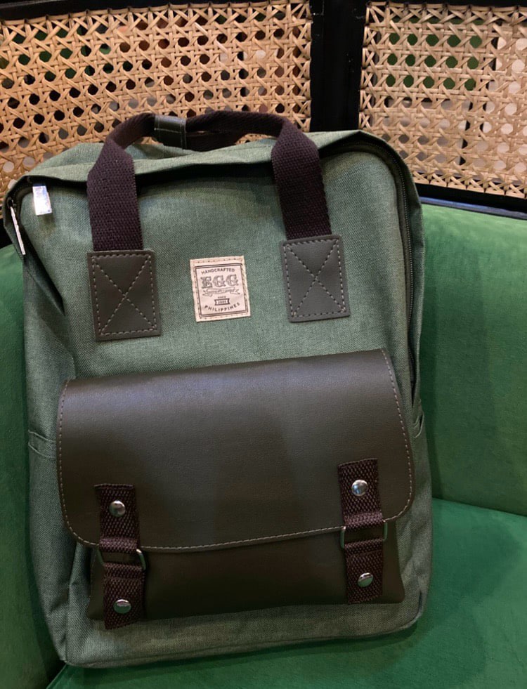 Two-Toned Backpack | Beautiful Green School Backpack | Egg Philippines Marcus Backpack, Women's ...