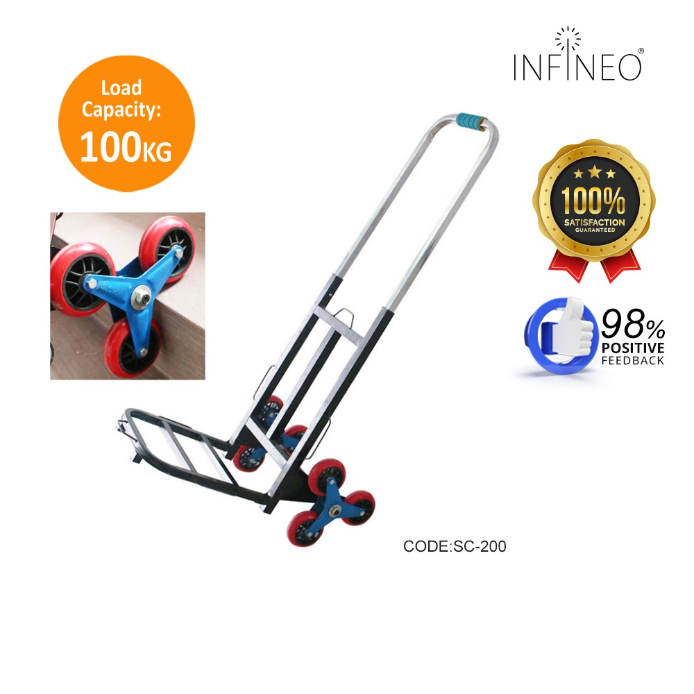 Ultimate Guide: 3 Wheel Stair Climber Trolley (100kg Capacity ...