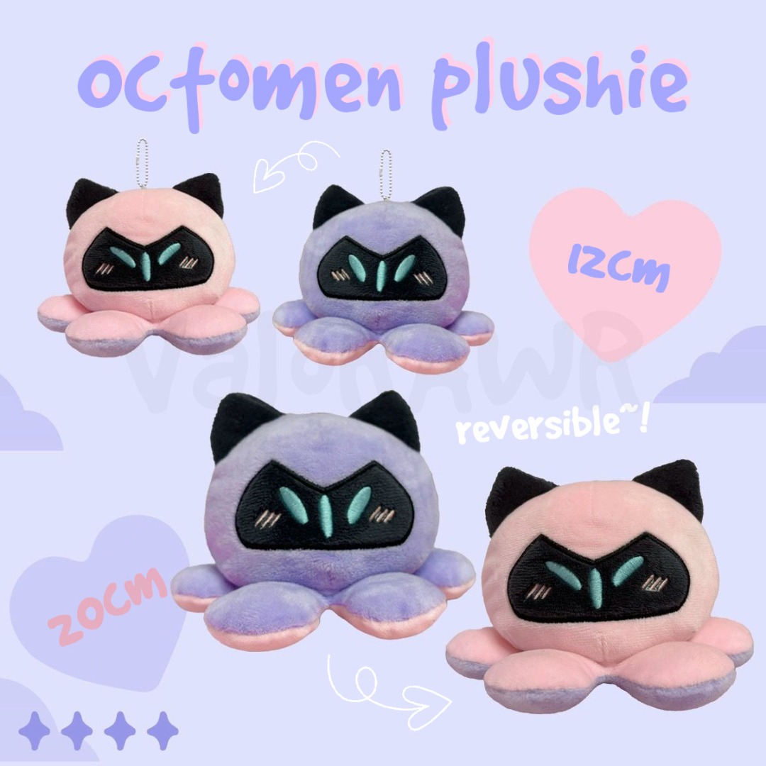 Valorant Omen Plush | LIMITED ED | Octopus Nekomen Reversible Plushie ...