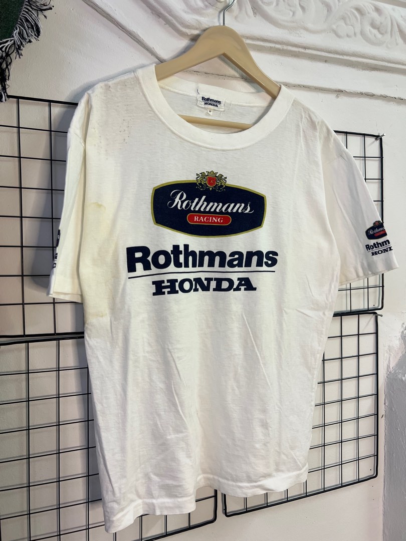 Vintage 80s Honda Rothmans Tee, Men's Fashion, Tops & Sets, Tshirts ...