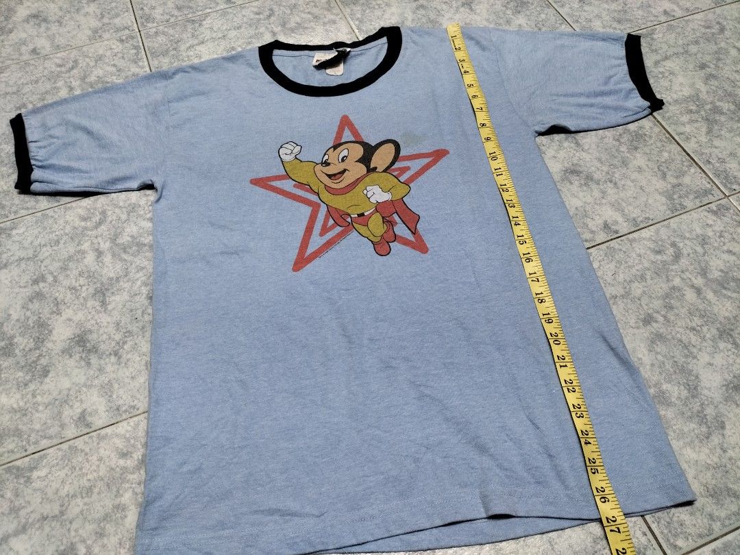 Vintage Ringer Mighty Mouse, Men's Fashion, Activewear on Carousell
