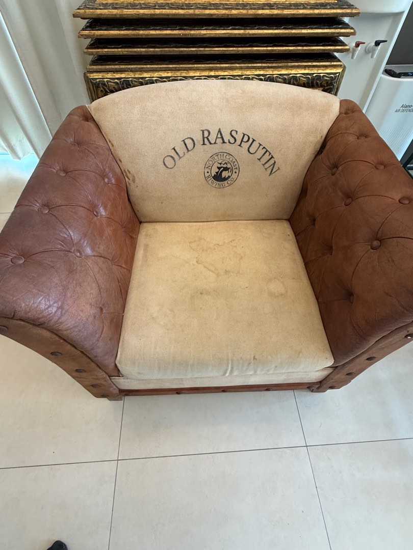 Vintage Single seat Sofa, Furniture & Home Living, Furniture, Sofas on ...