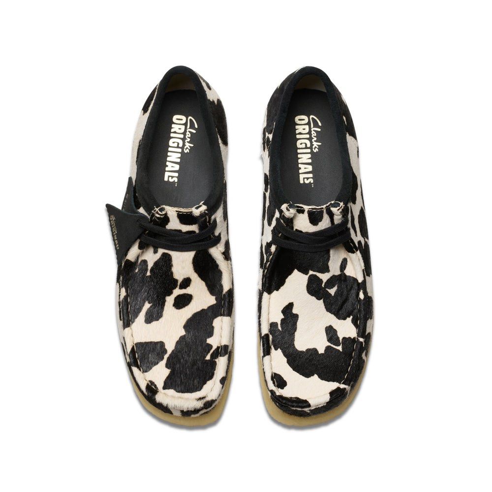 Wallabee Cow Print HairOn, Men's Fashion, Footwear, Casual shoes on ...